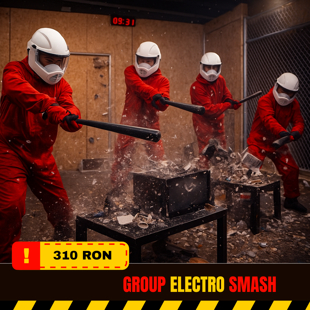 RageRoom.ro - Sparge obiecte, de la farfurii, până la electrocasnice.
